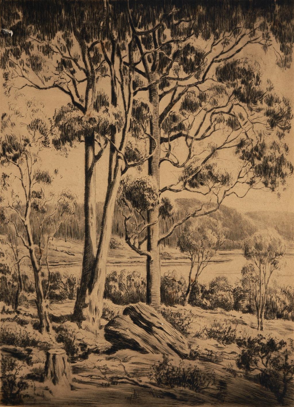 Leonard Beck | A Glimpse of the Hawkesbury (1968) | MutualArt