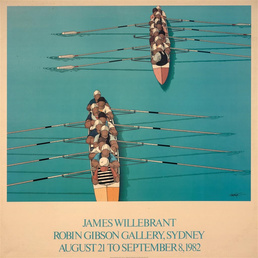 James Willebrant | Exhibition Poster for Robin Gibson Gallery (1982 ...