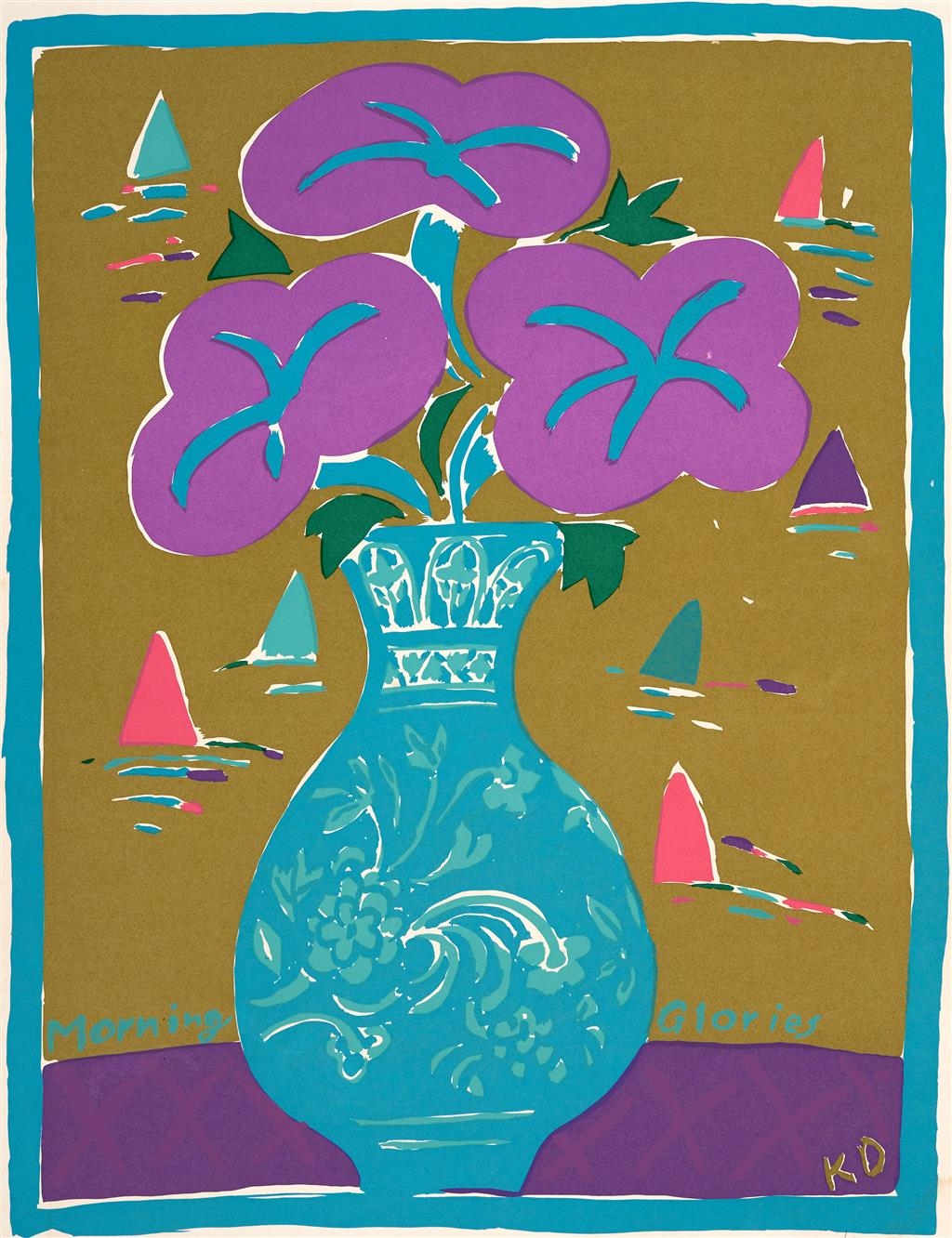 Ken Done | Morning Glories | MutualArt