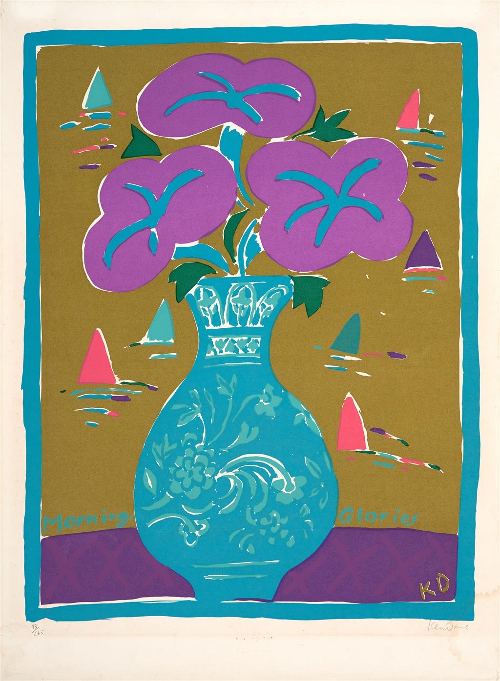 Ken Done | Morning Glories | MutualArt