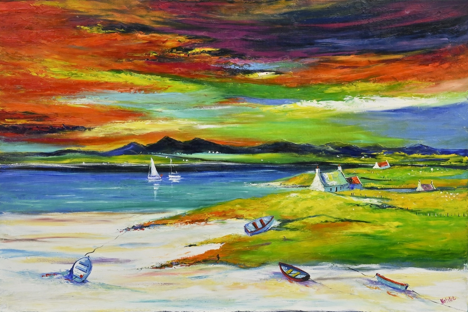 Natalie Souter | NIGHT FALLS ON HARRIS | MutualArt