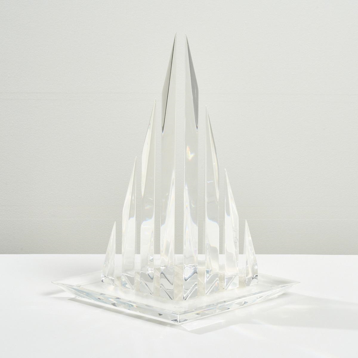 Hivo Van Teal | A pyramidic form with shafts running vertically | MutualArt