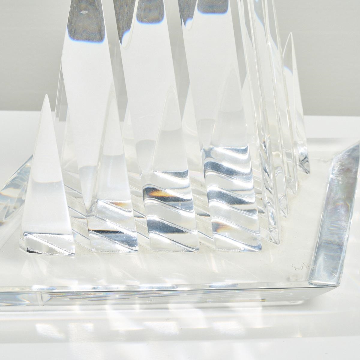 Hivo Van Teal | A pyramidic form with shafts running vertically | MutualArt