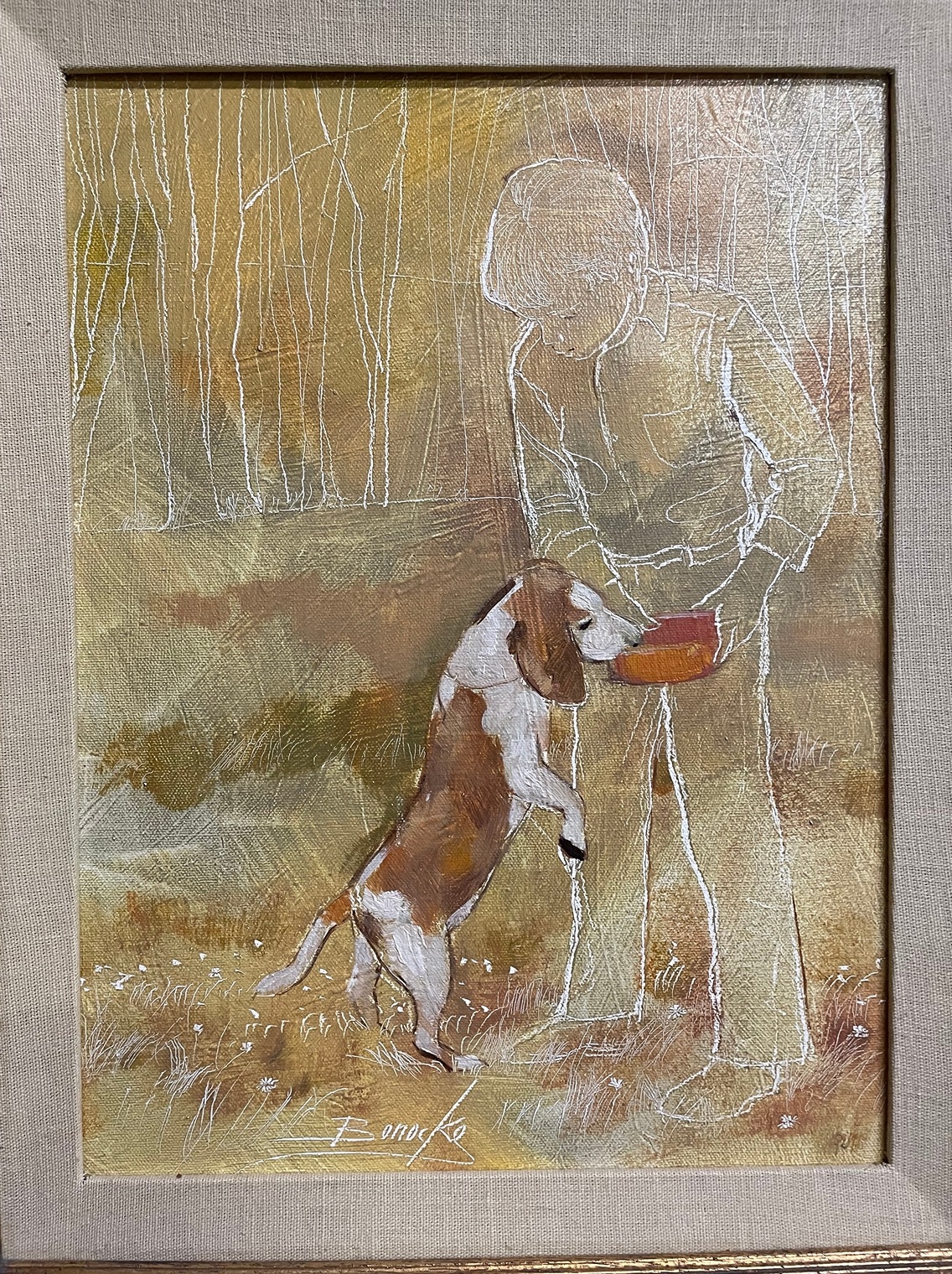 William Benecke | BOY & DOG | MutualArt