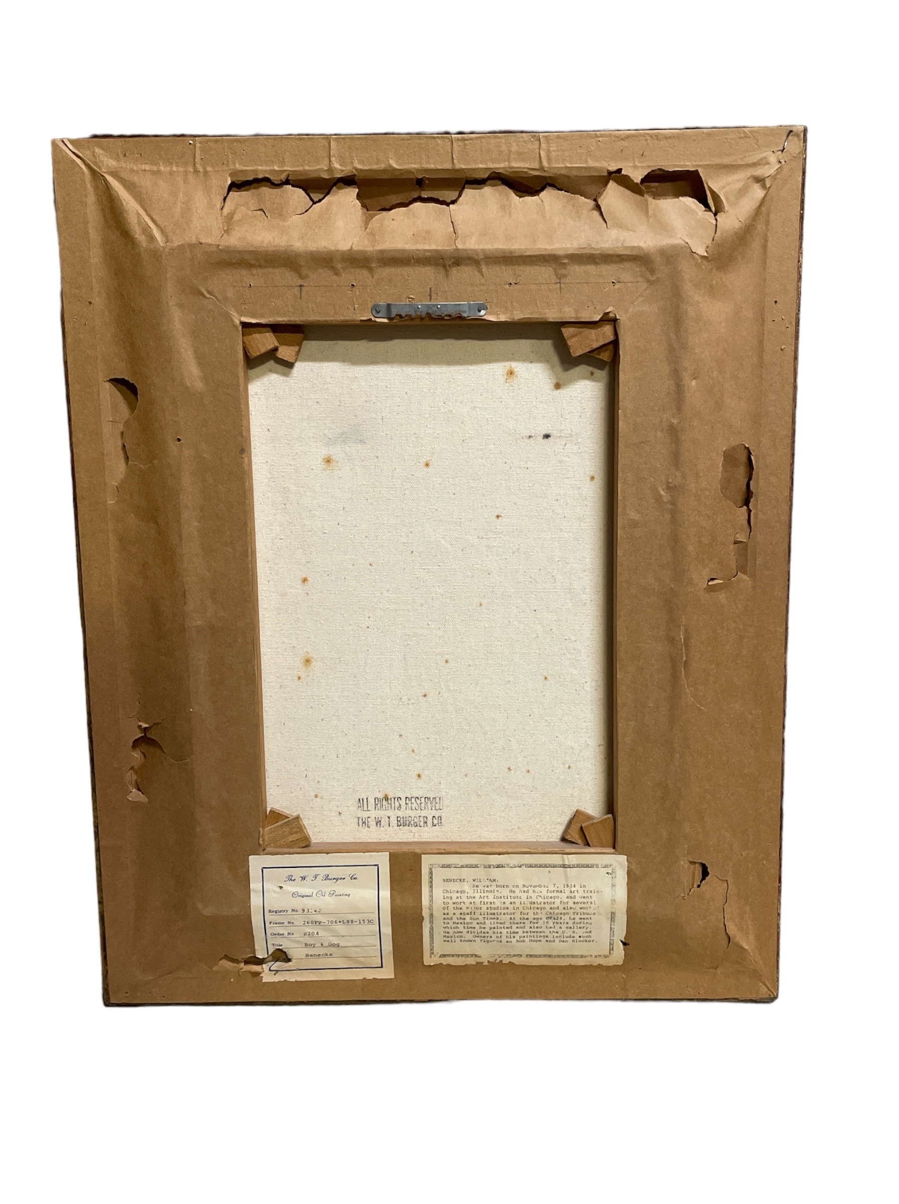 William Benecke | BOY & DOG | MutualArt