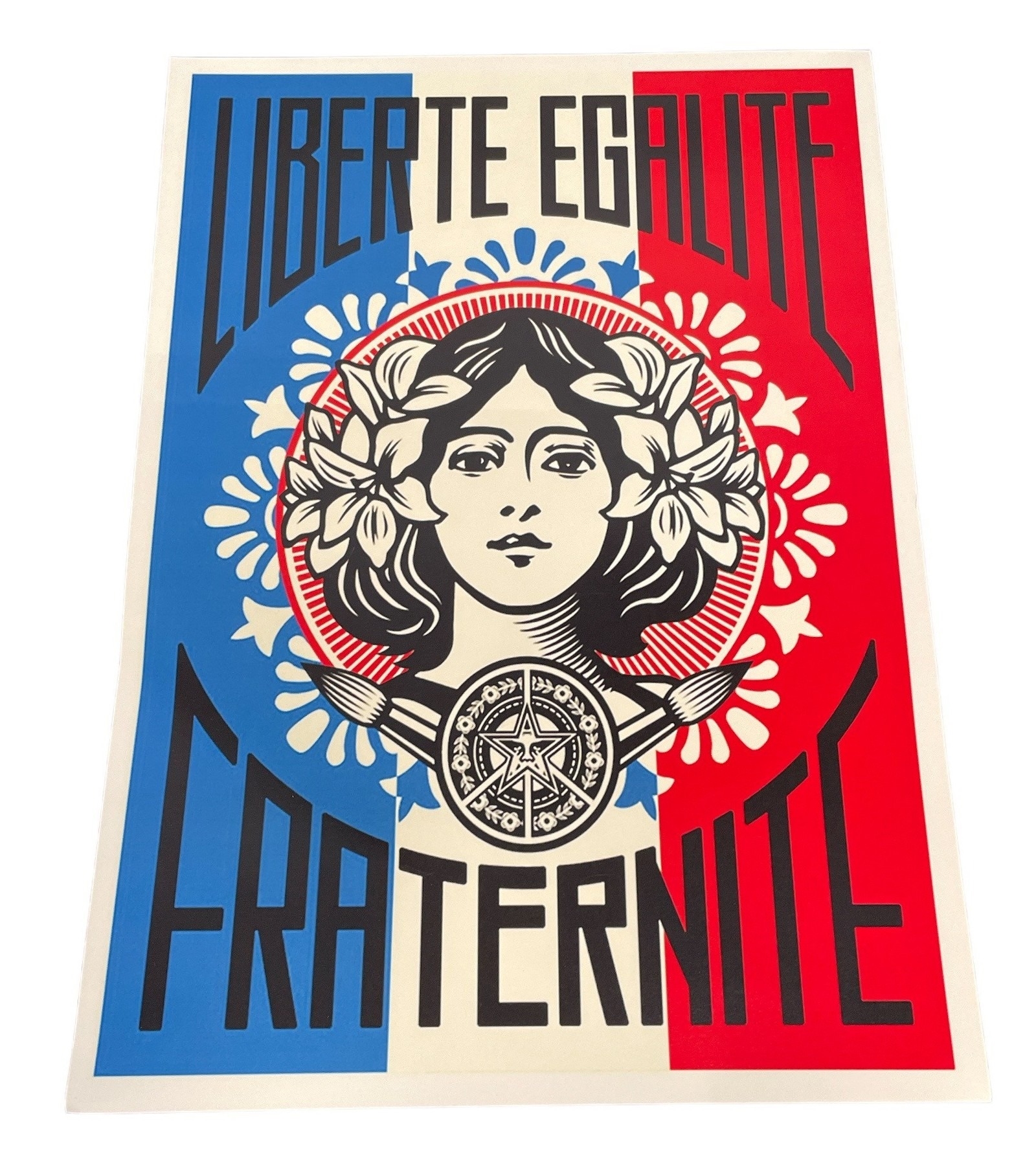 Shepard Fairey | Liberte, Egalite, Fraternite Obey | MutualArt