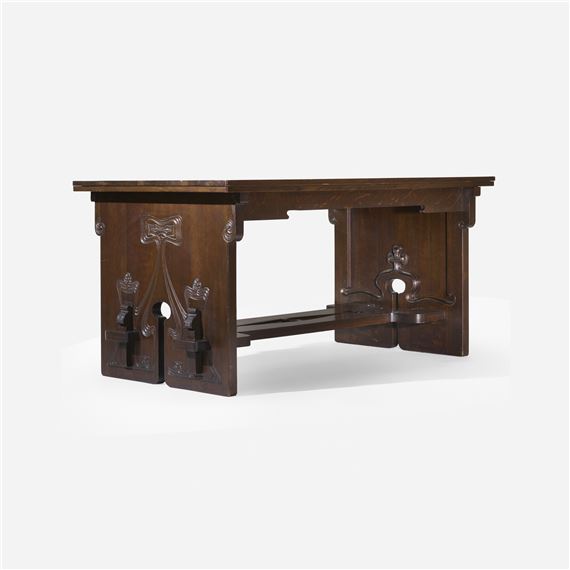 Charles Rohlfs | Rare and Important library table (1907) | MutualArt