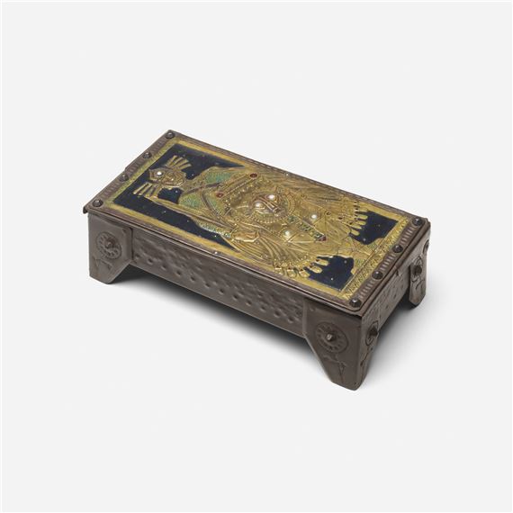 Alfred-Louis-Achille Daguet | Valiant Knight (jeweled repoussé box ...