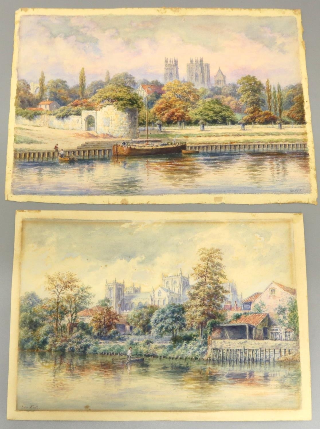 George Fall | 'Marygate Tower and Ripon Cathedral' | MutualArt