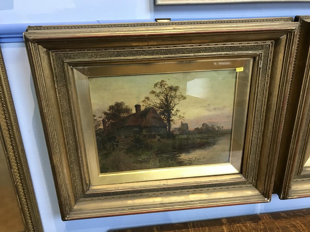 Henry Maurice Page | Riverscape with country cottage | MutualArt