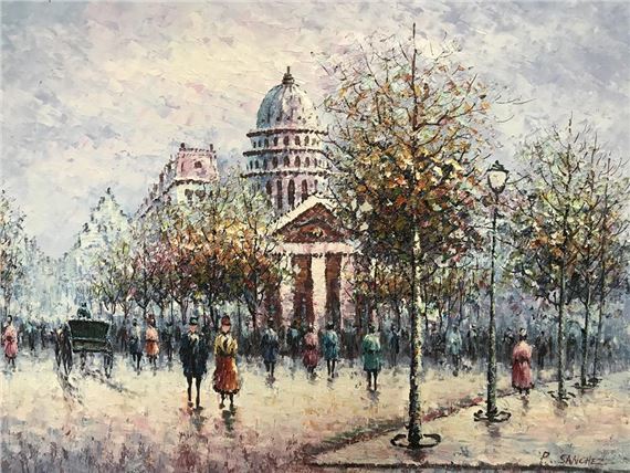 P. Sanchez | Parisian streets | MutualArt