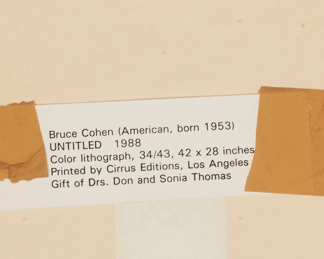 Bruce Cohen | Untitled (1988) | MutualArt