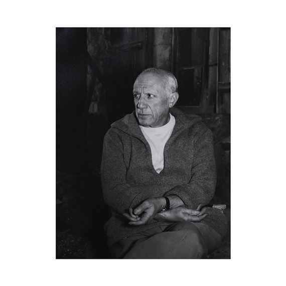 André Villers | Depicting Pablo Picasso in the 1950's holding a gun ...