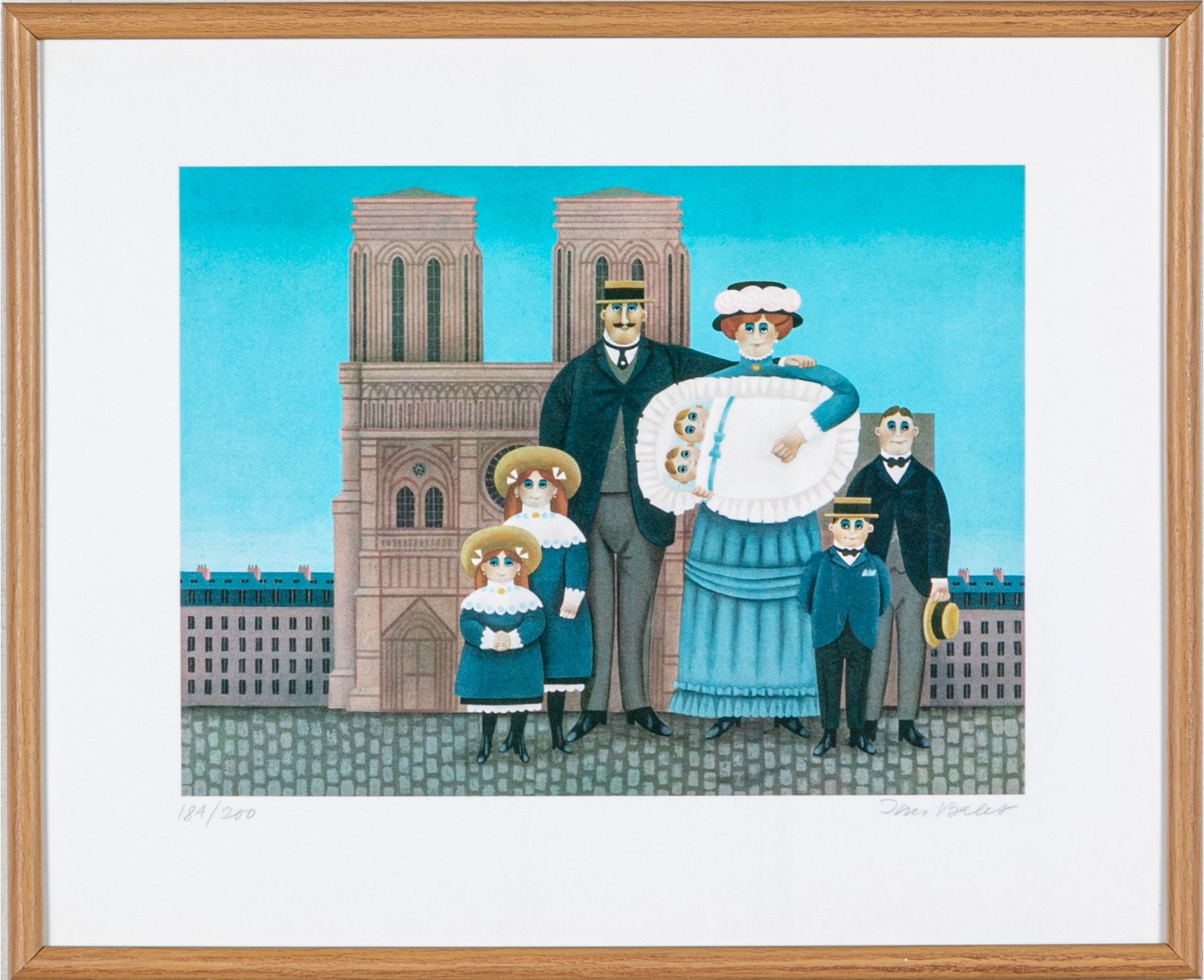 Jan Balet | Family At Notre Dame | MutualArt