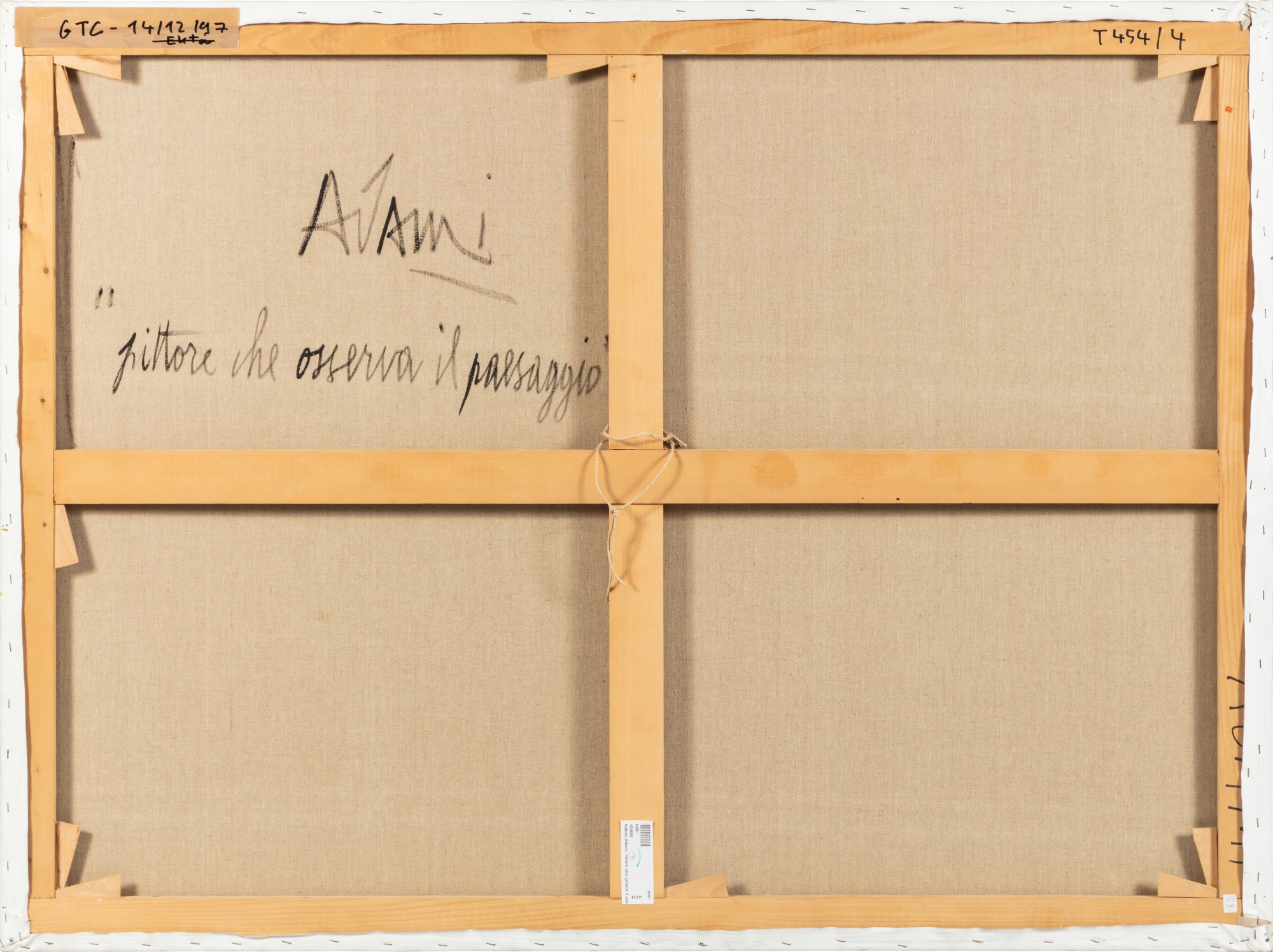 Valerio Adami | Pittore che osserva il paesaggio | MutualArt