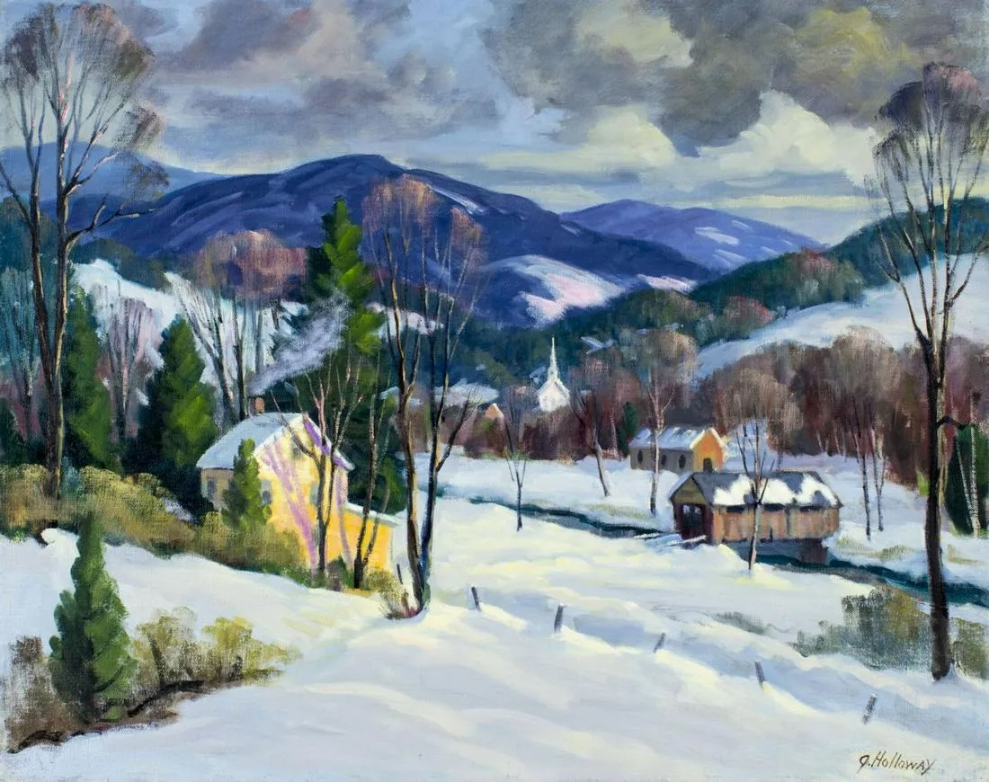 George Holloway | Winter Landscape | MutualArt