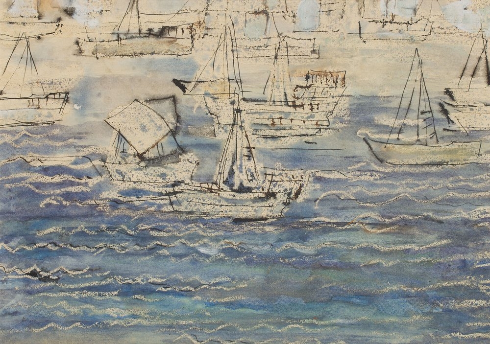 Bernarda Swiderska | Boats, lata 60. | MutualArt