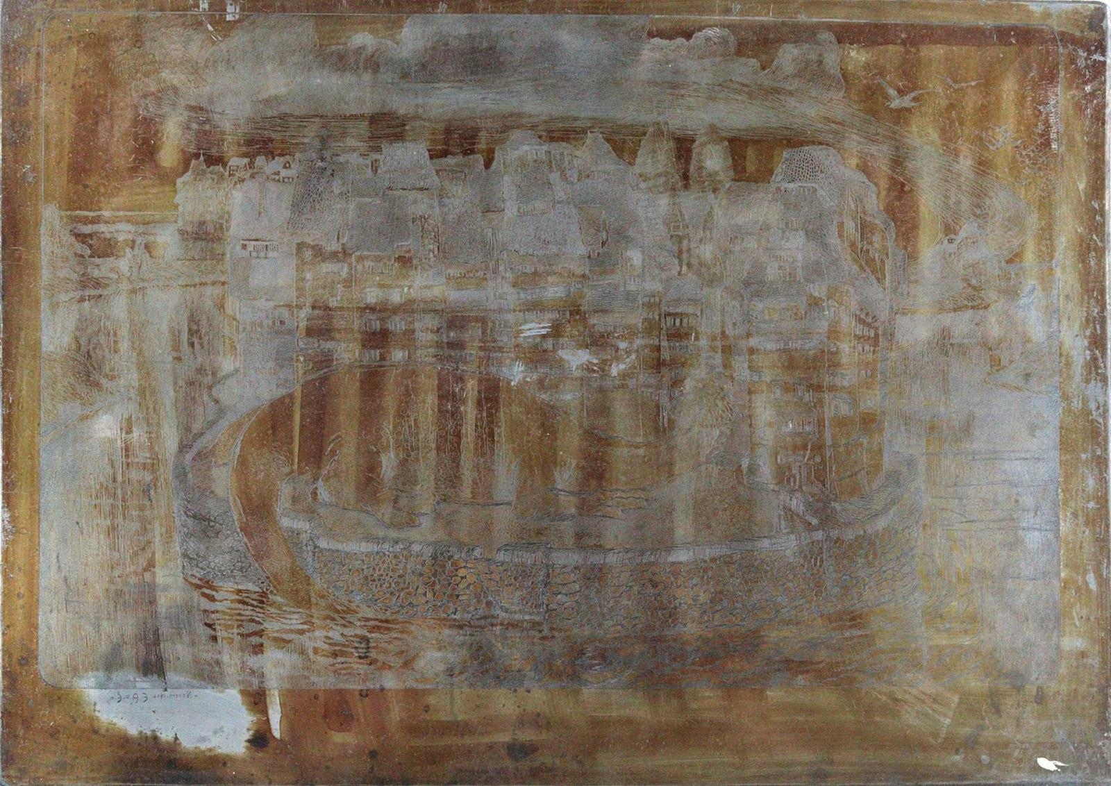 Ernst Alfred Escher | Ein Saurier innerhalb von Stadtmauern (1906 ...