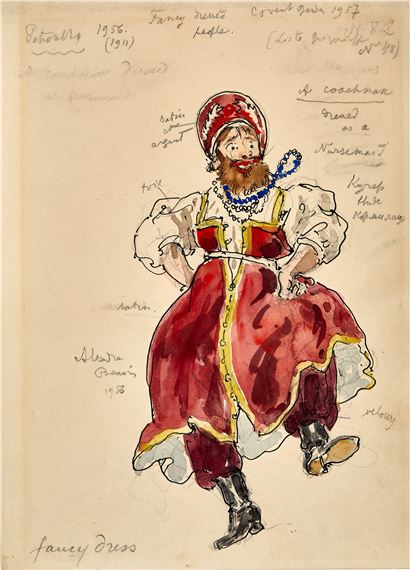 Alexandre Nikolaïevitch Benois | Costume design for A Coachman for the ...