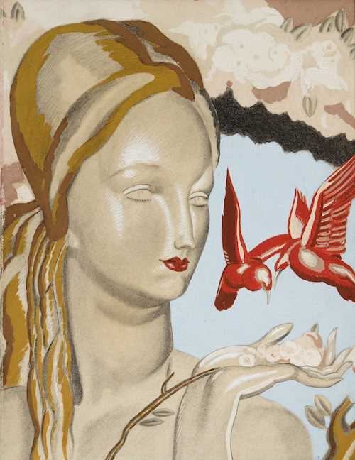 Jean-Théodore Dupas | Les Perruches (1925) | MutualArt