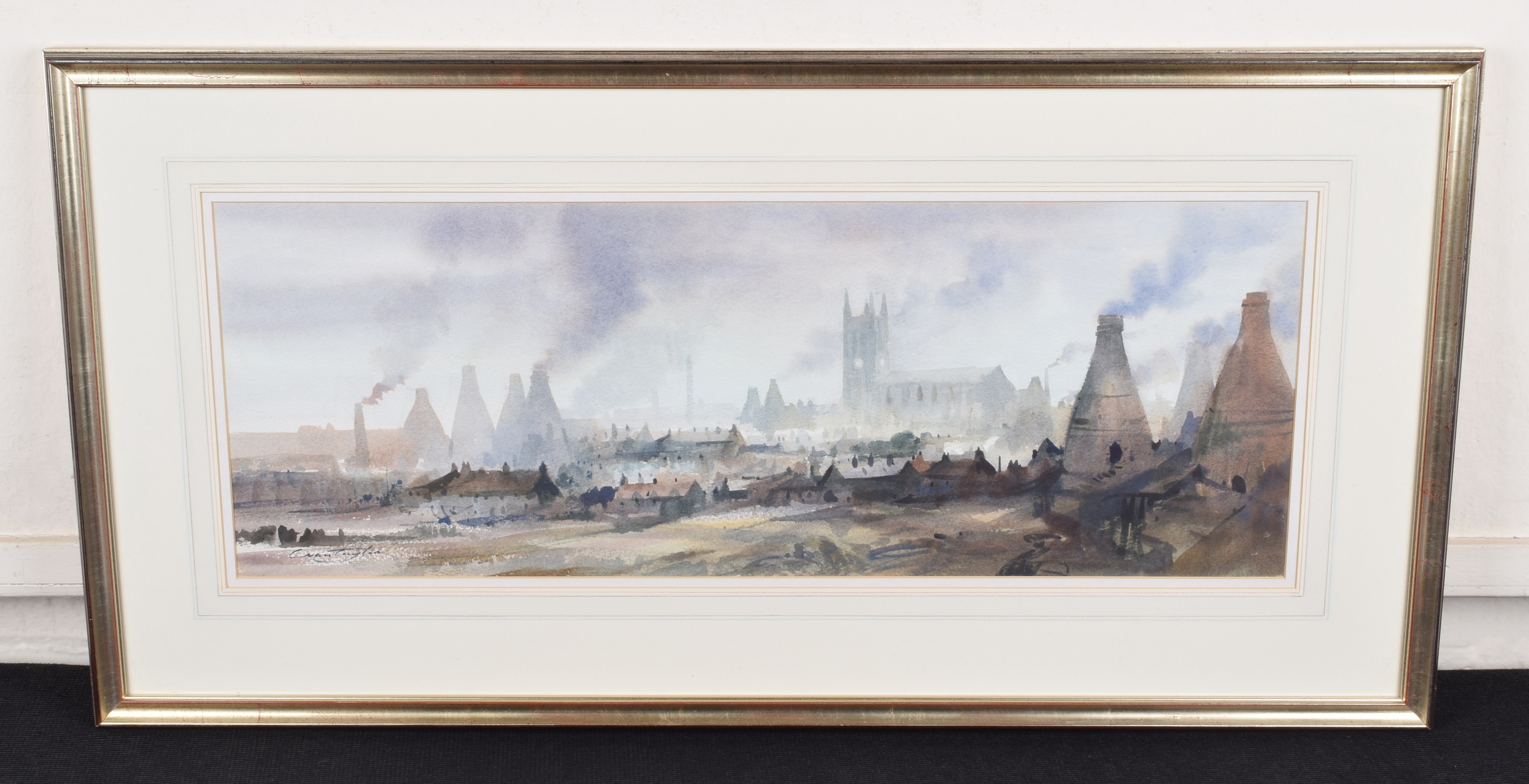 Ivan Taylor | Longton Skyline circa 1959 | MutualArt