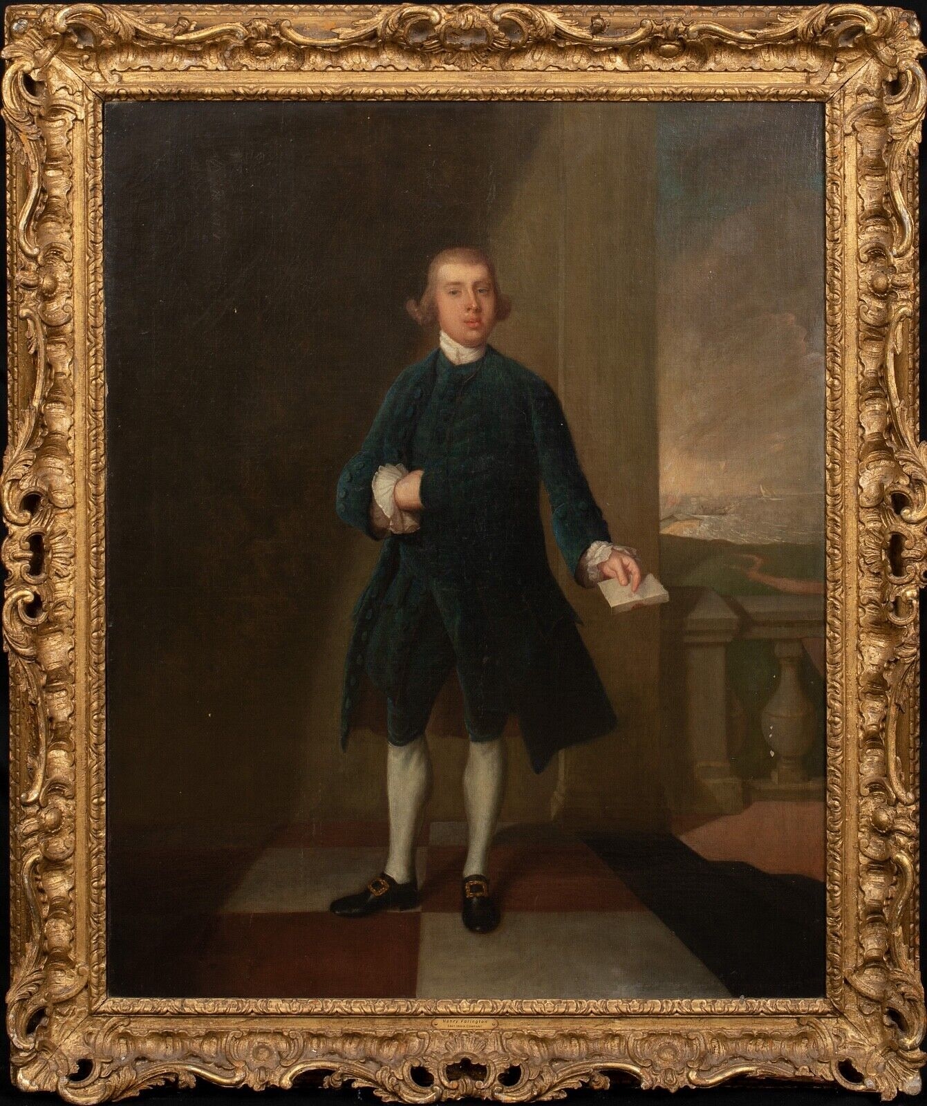 Arthur Devis | PORTRAIT OF HENRY FARINGTON OIL PAINTING (18th Century ...