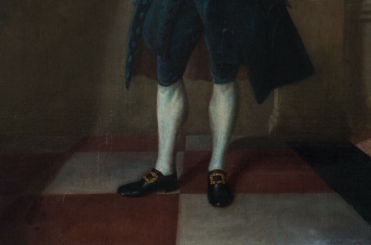 Arthur Devis | PORTRAIT OF HENRY FARINGTON OIL PAINTING (18th Century ...