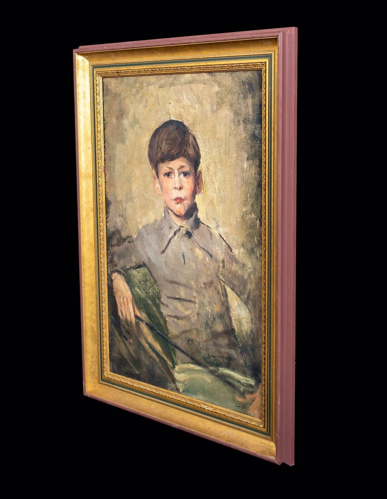Glyn Philpot | PORTRAIT OF A YOUNG BOY SEATED OIL PAINTING (Early 20th ...