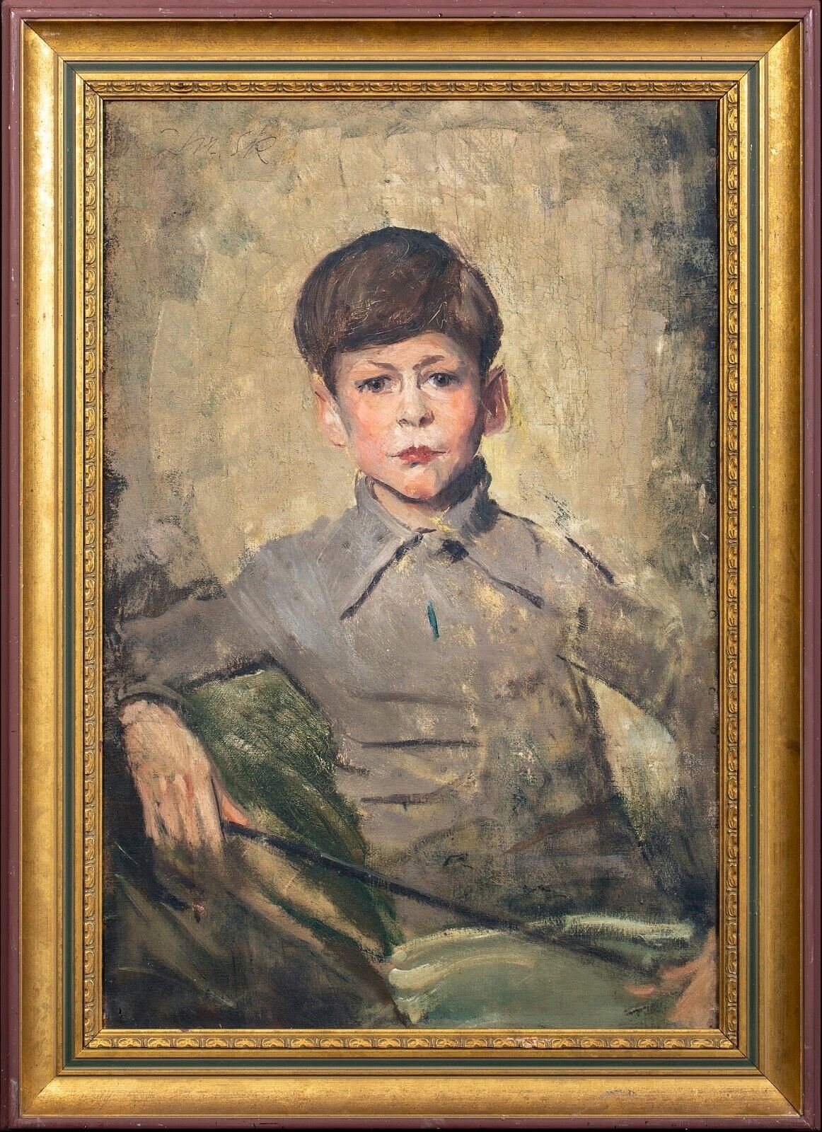 Glyn Philpot | PORTRAIT OF A YOUNG BOY SEATED OIL PAINTING (Early 20th ...