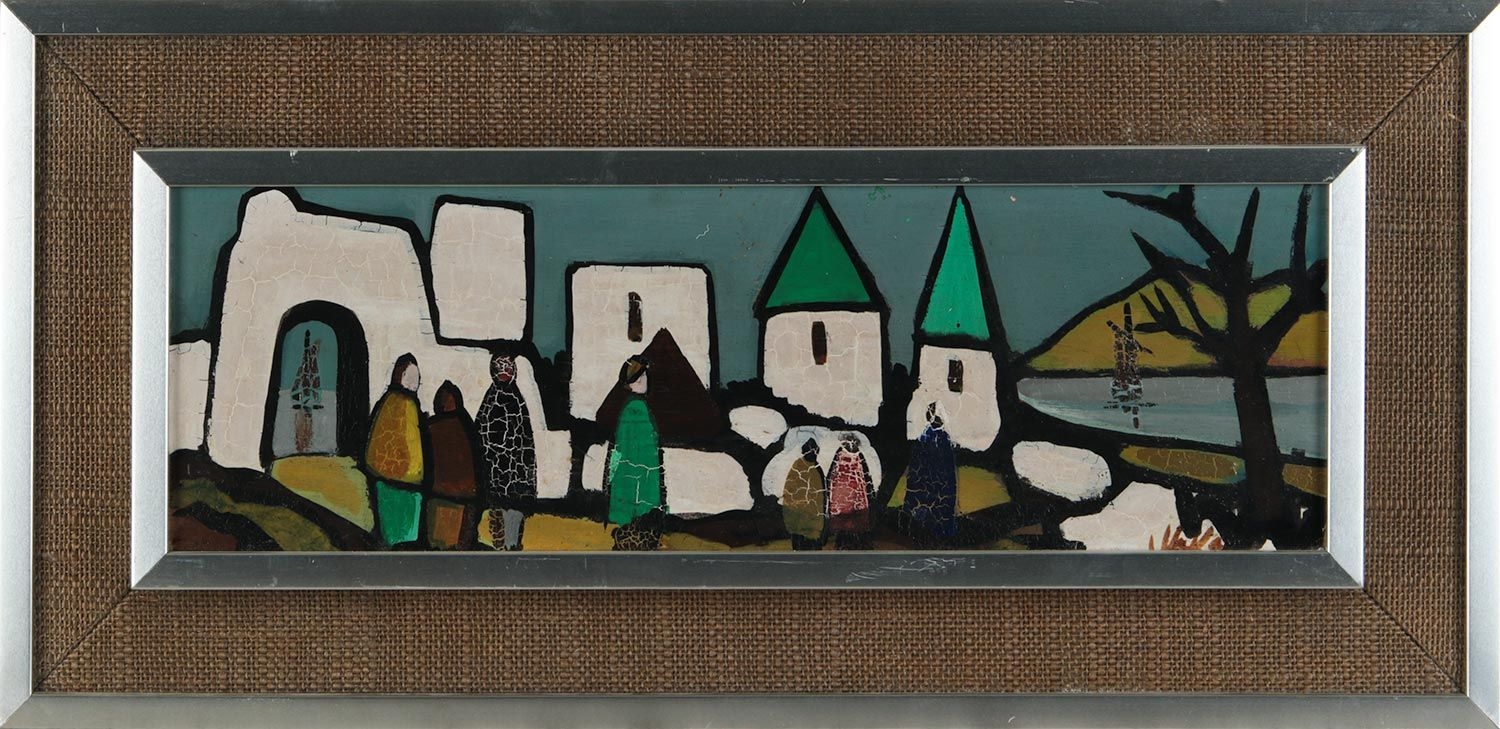 Markey Robinson | 'IRISH VILLAGE BY A LOUGH' | MutualArt