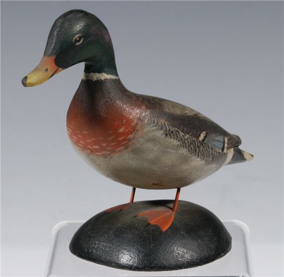 A. Elmer Crowell | Mallard Male Miniature Duck Decoy | MutualArt