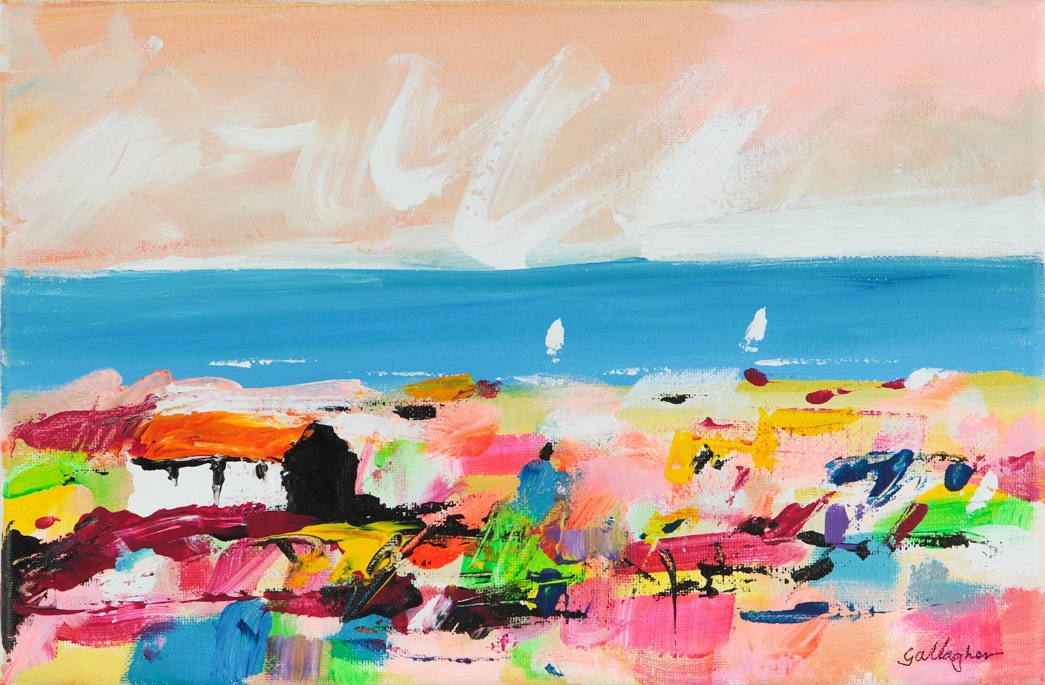 Martin Gallagher | 'SAIL BOATS' (2022) | MutualArt