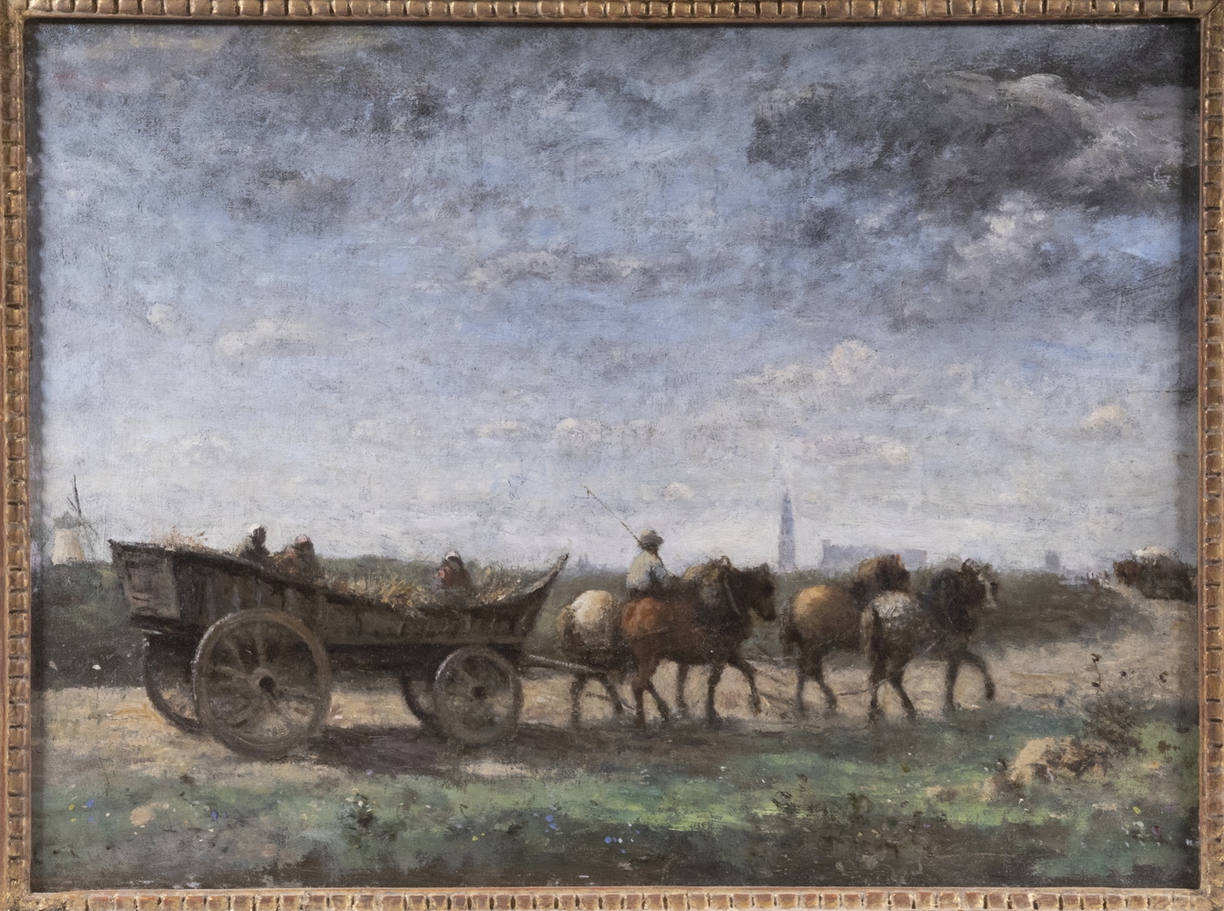 Jean Baptiste Camille Corot | Le Chariot d'Arras (1853 - 1854) | MutualArt