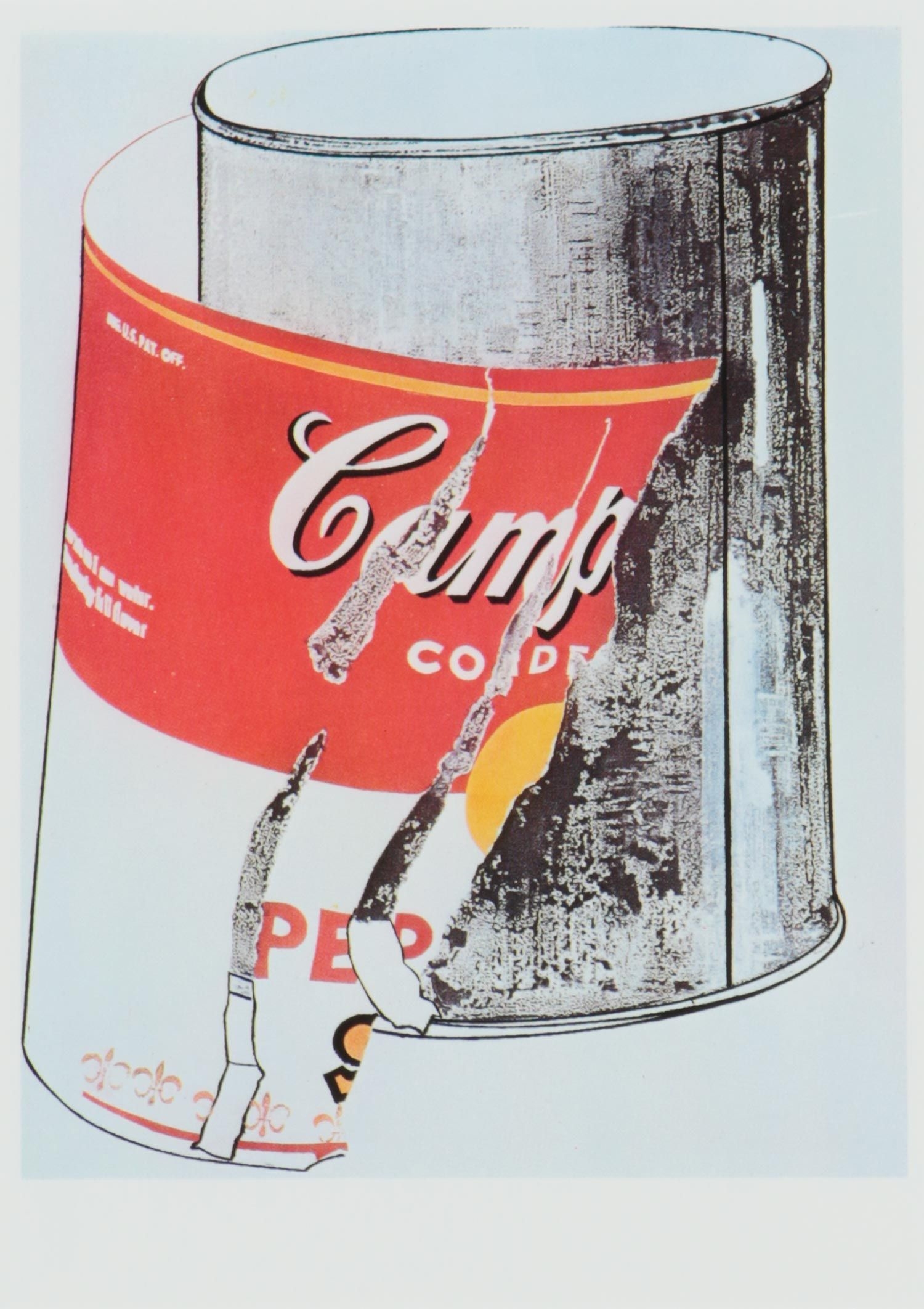 Fernand Hazan | 'ANDY WARHOL BIG TORN CAMPBELLS SOUP CAN' | MutualArt