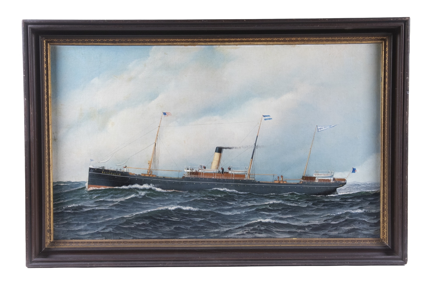 L. Thompson | Steam Ship Peninsular (1887) | MutualArt