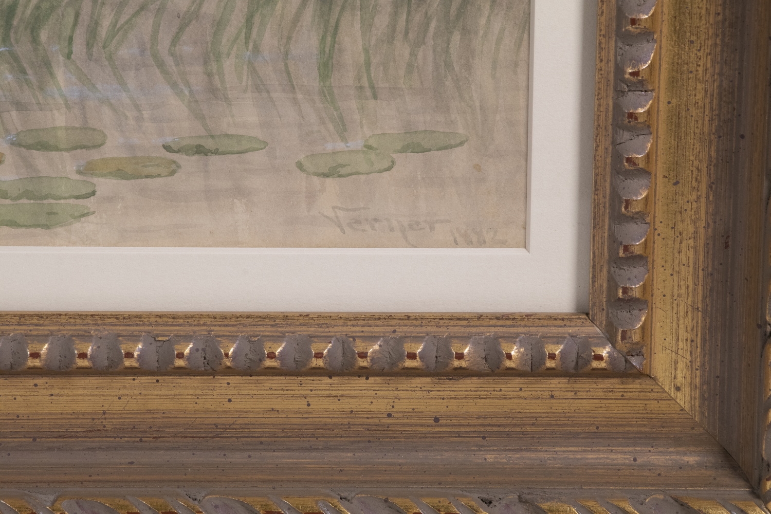 Frederick Arthur Verner | Two Native Americans Rowing through Wetlands ...