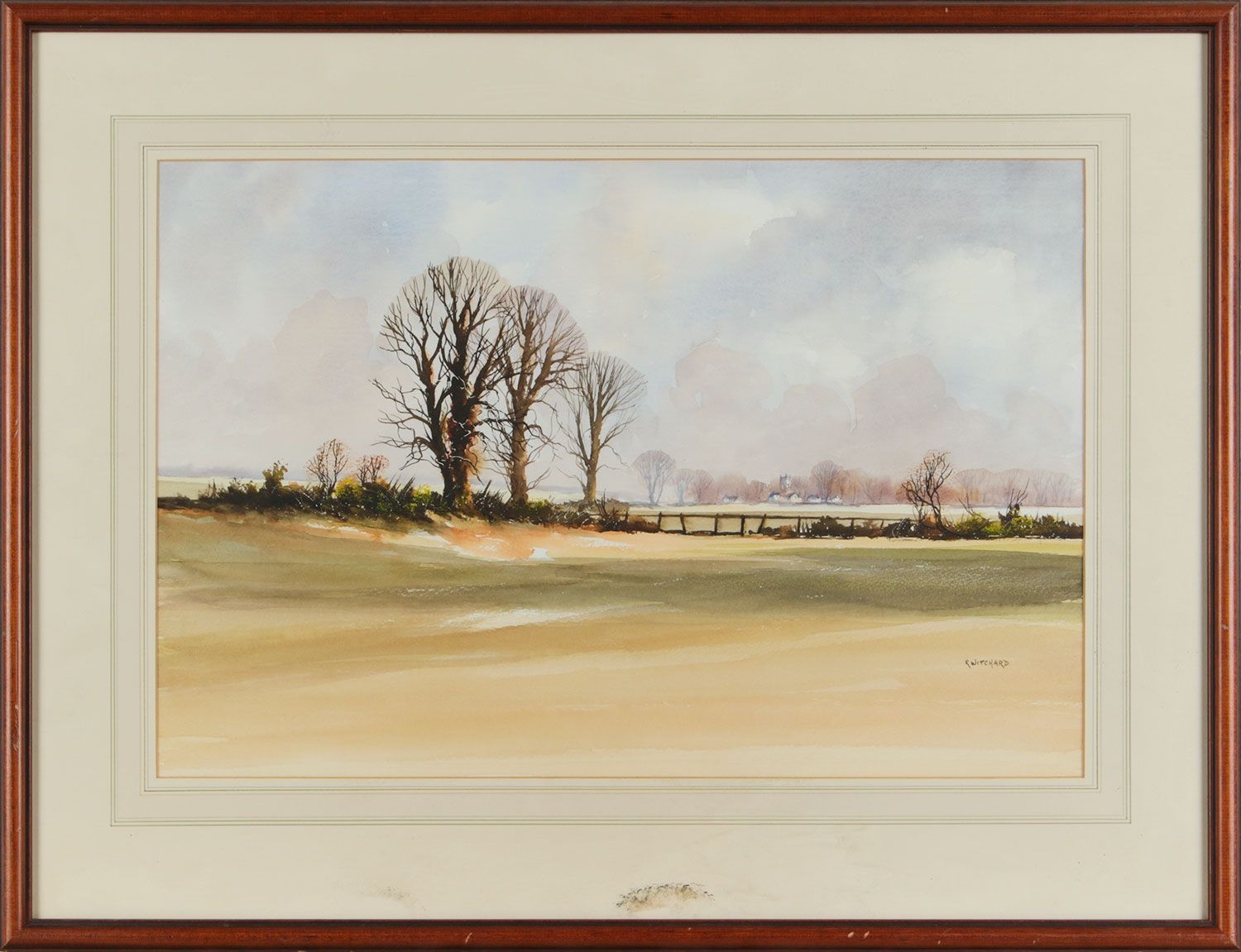 Raymond Witchard | 'THREE TREES IN A LANDSCAPE' | MutualArt