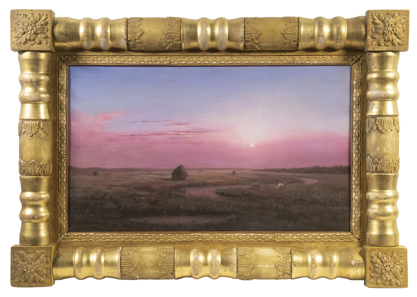 Martin Johnson Heade | Ipswich Salt Marsh with Hay Straddles at Sunset ...