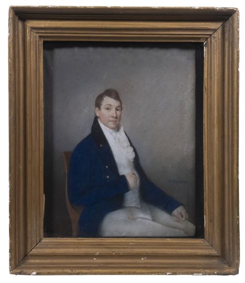 William Dunlap | Small Portrait of a Distinguished Gentleman (Circa ...