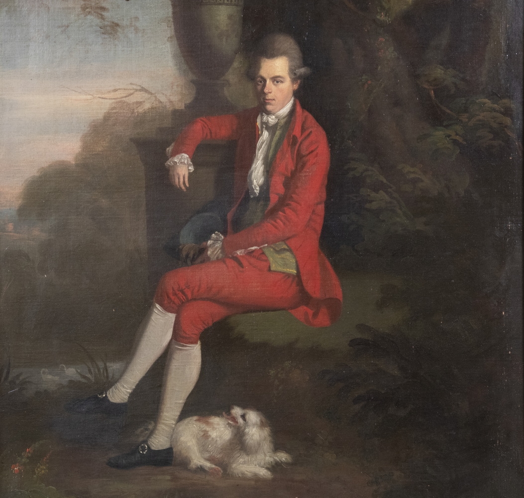 Johan Zoffany | Portrait of a Young Bewigged English Gentleman in a ...
