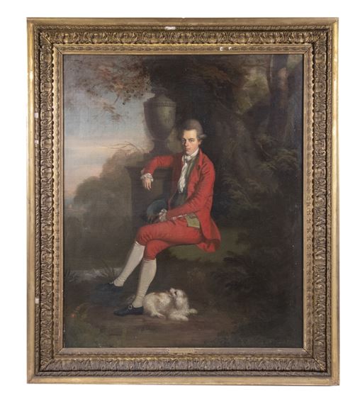 Johan Zoffany | Portrait of a Young Bewigged English Gentleman in a ...
