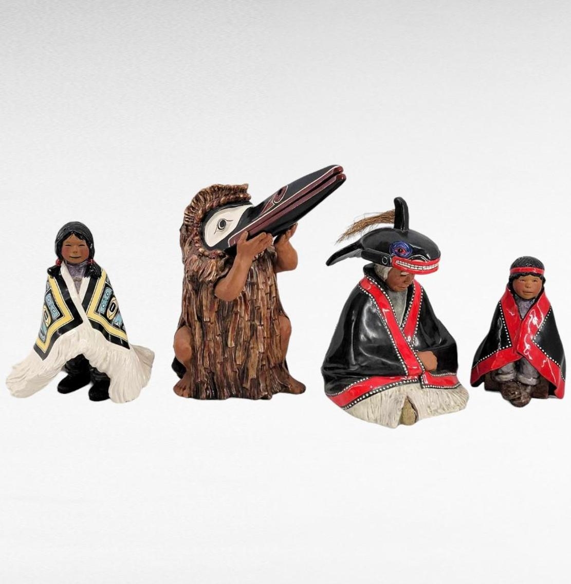 C. Alan Johnson | Lisa, Raven Dancer, Storyteller, and Willie, | MutualArt