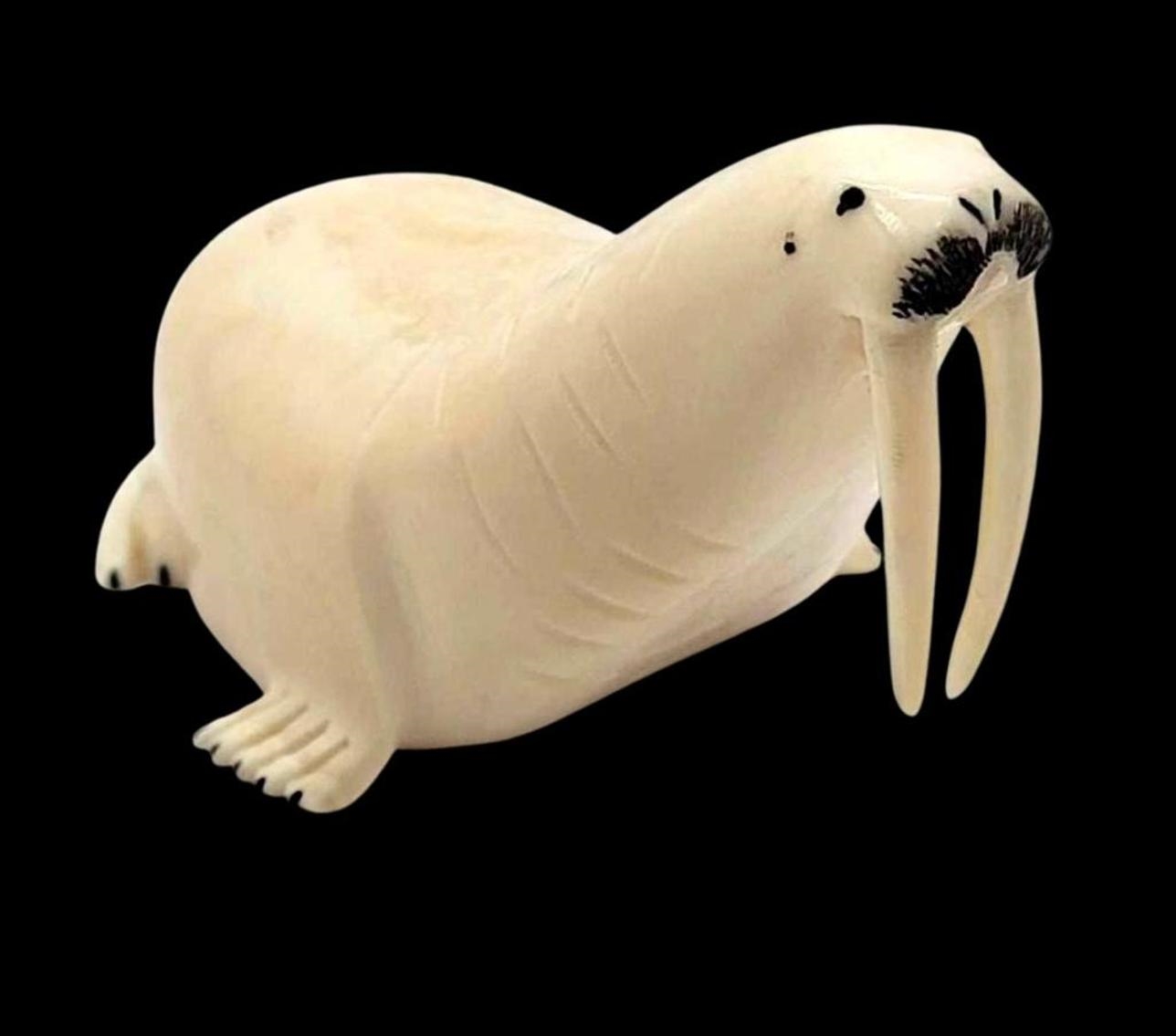 Charlie Iyapana | Prominent bull walrus | MutualArt