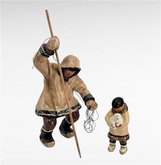 C. Alan Johnson | Sculptures of Alaska Native peoples | MutualArt