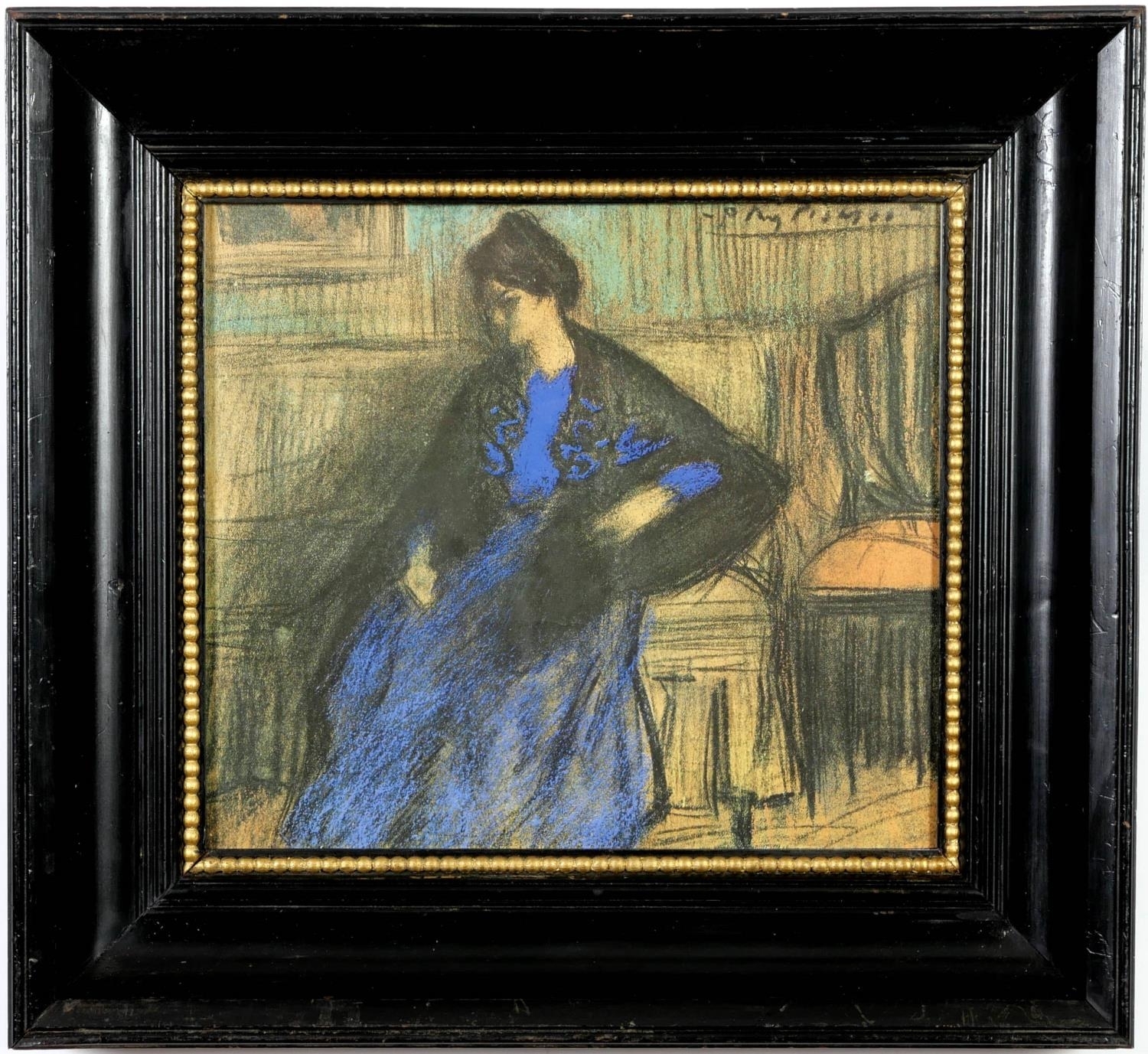 Pablo Picasso | 'Mujer con manton sentada' | MutualArt