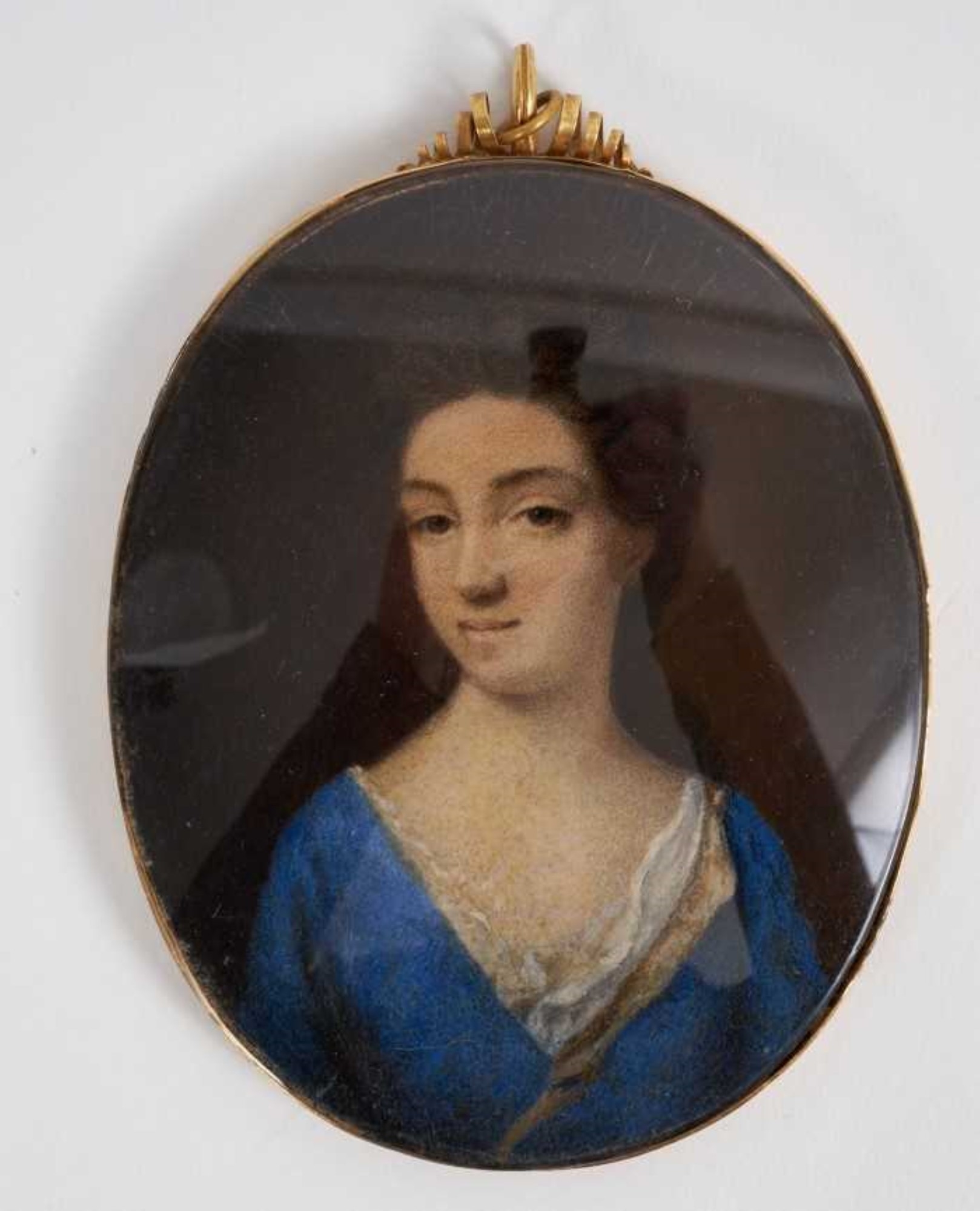 Peter Cross | Miniature portrait of a Lady | MutualArt