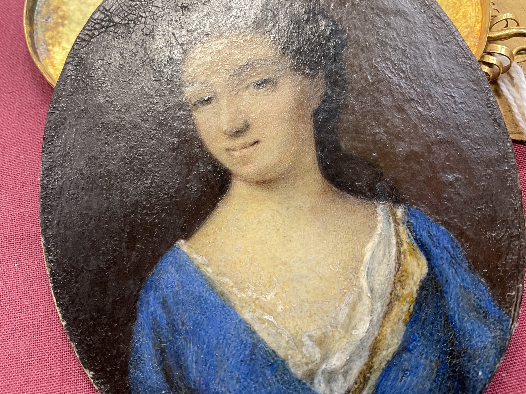 Peter Cross | Miniature portrait of a Lady | MutualArt