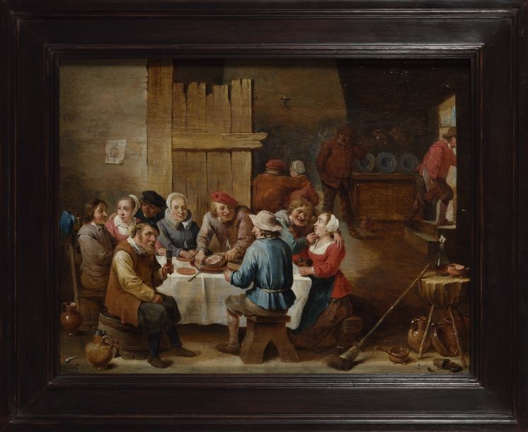Abraham Teniers | Scène de taverne | MutualArt