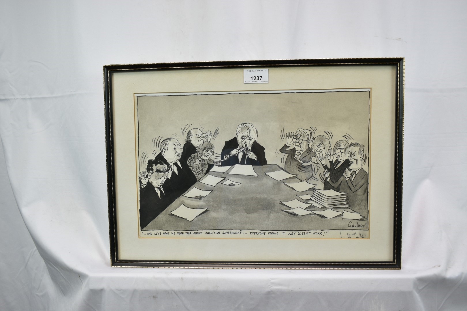Nicholas Garland | Political cartoon, Coalition Government (1970s ...
