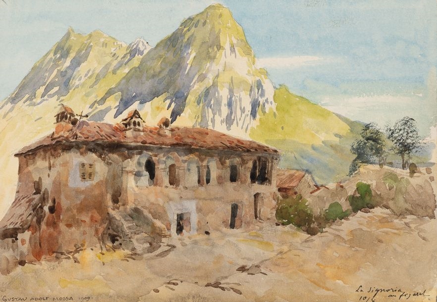 Gustave Adolphe Mossa | LA JUNGFRAU (1912) | MutualArt